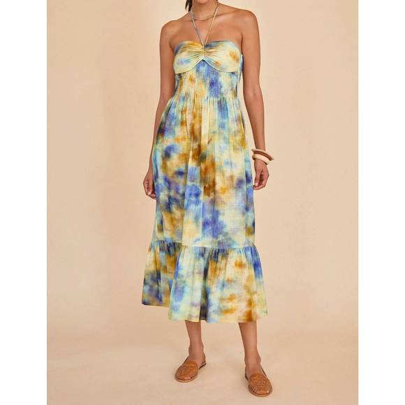 HUNTER BELL | Dresses | New Hunter Bell Lindley Dress In Bluegold ...